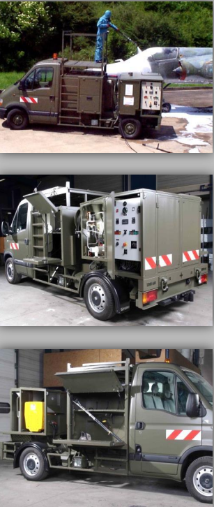 techflow - CBR Mobile System for Airplane Thorough Decontamination - techflow